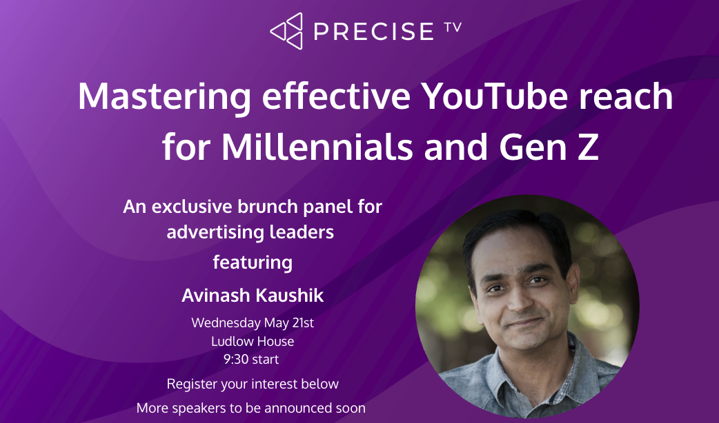 Avinash Kaushik joins Precise TV New York Panel line-up